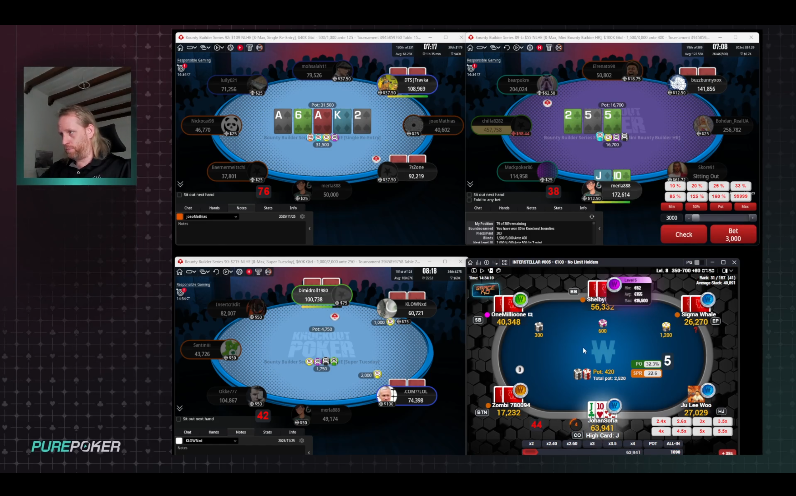 Replay Streaming Micha Novembre 2025 - Pure Poker Coaching